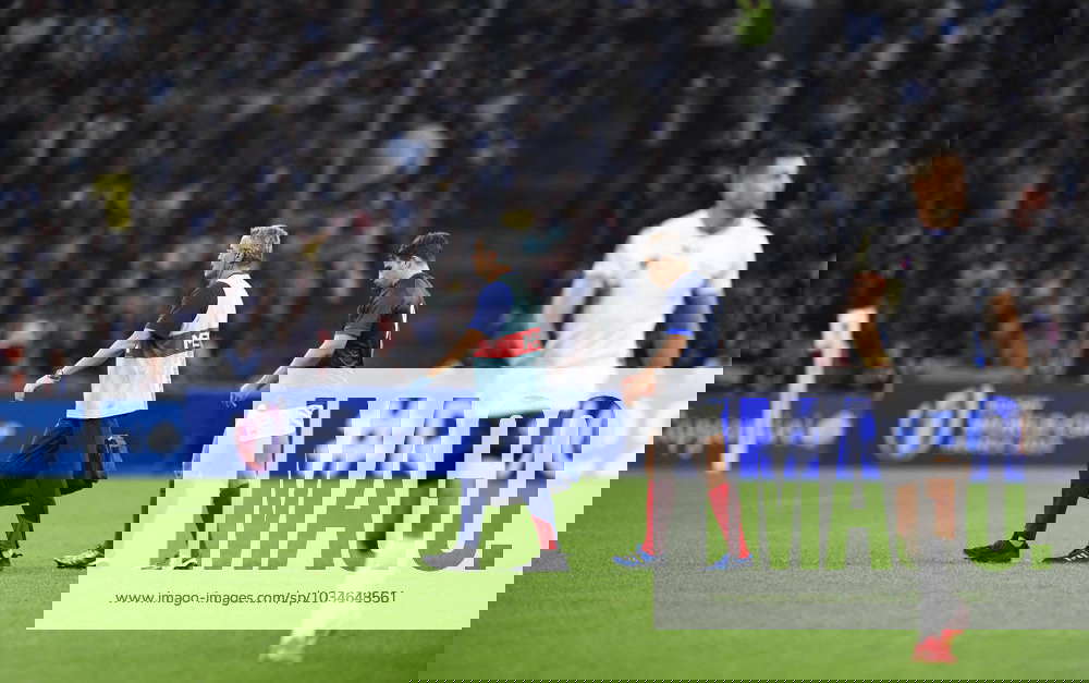 RWC - France v Namibia Antoine Dupont injured during the Rugby union ...