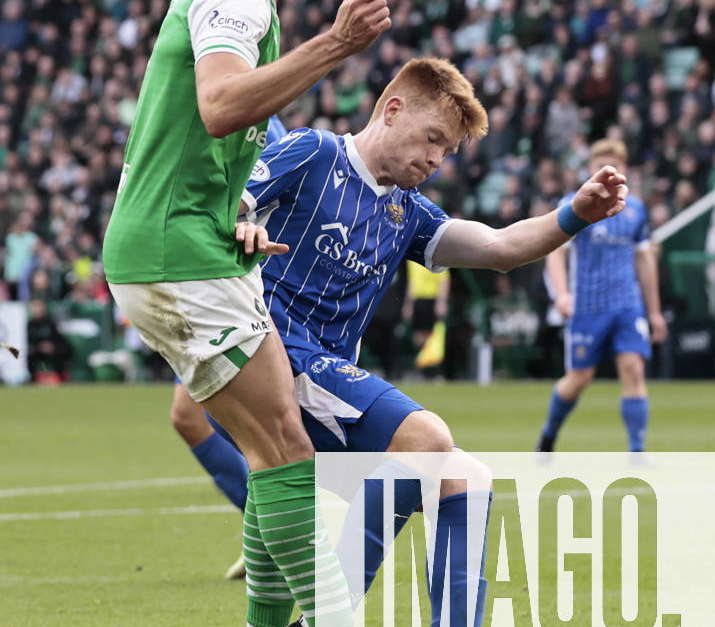 Hibernian v St Johnstone cinch Premiership Lewis Miller of Hibernian ...