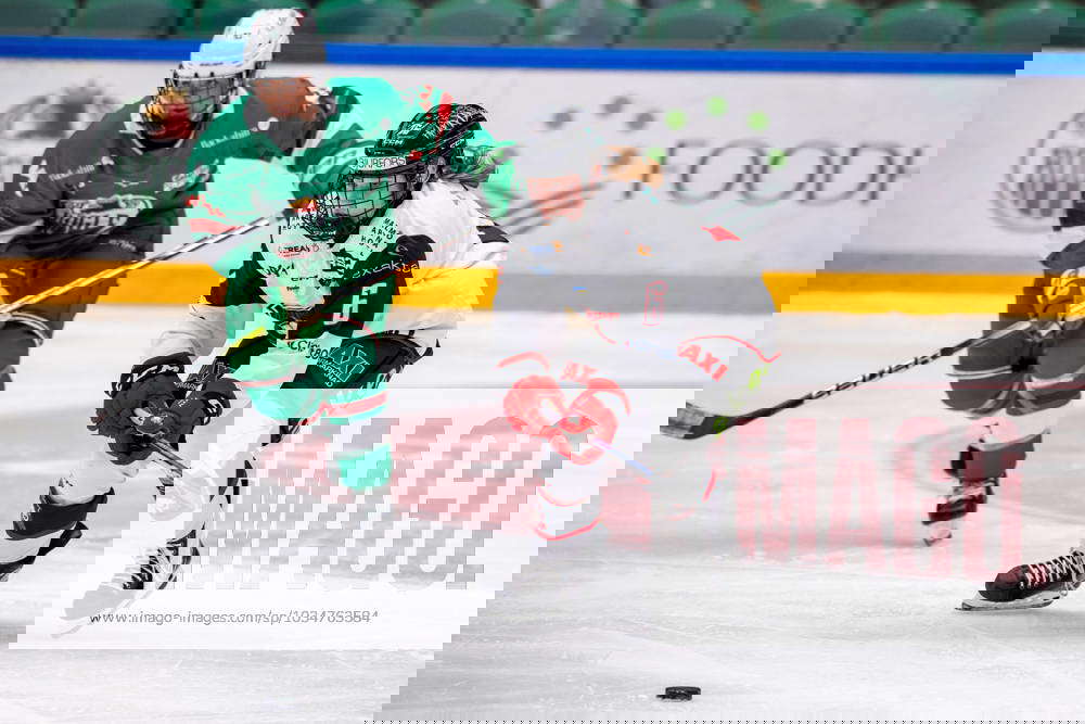 230924 Malmö Redhawks Frida Kielstrup during the NDHL ice hockey match ...