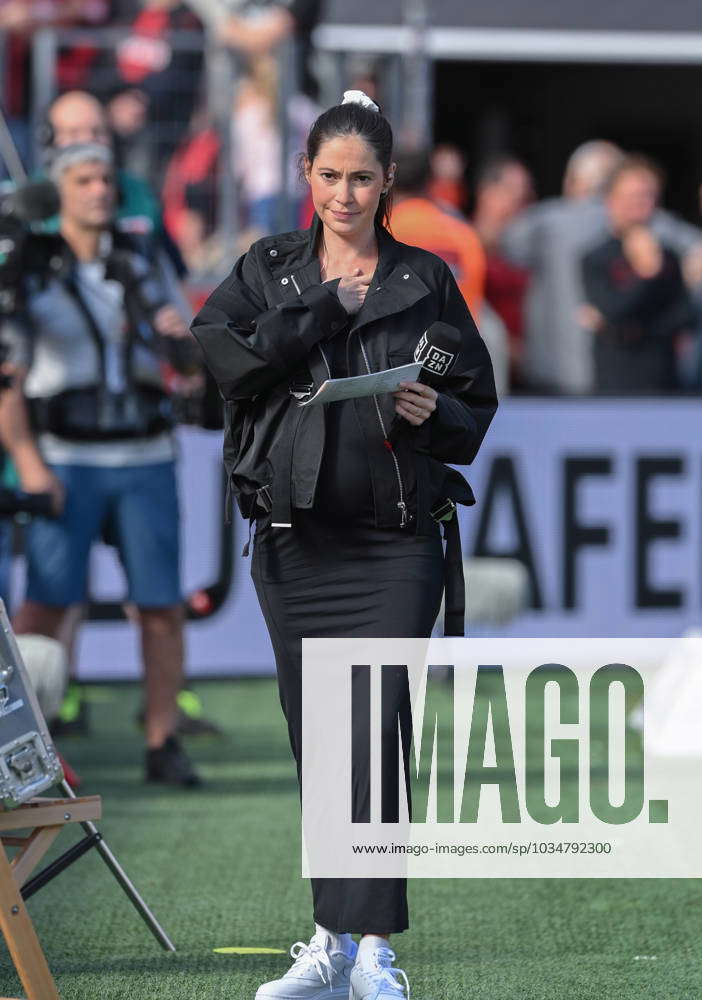 DAZN reporter Ann Sophie Kimmel, Ann Sophie Kimmel 24 09 2023, football ...