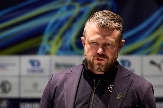 HALMSTAD 20230925 Elfsborg coach Jimmy Thelin at the press conference ...
