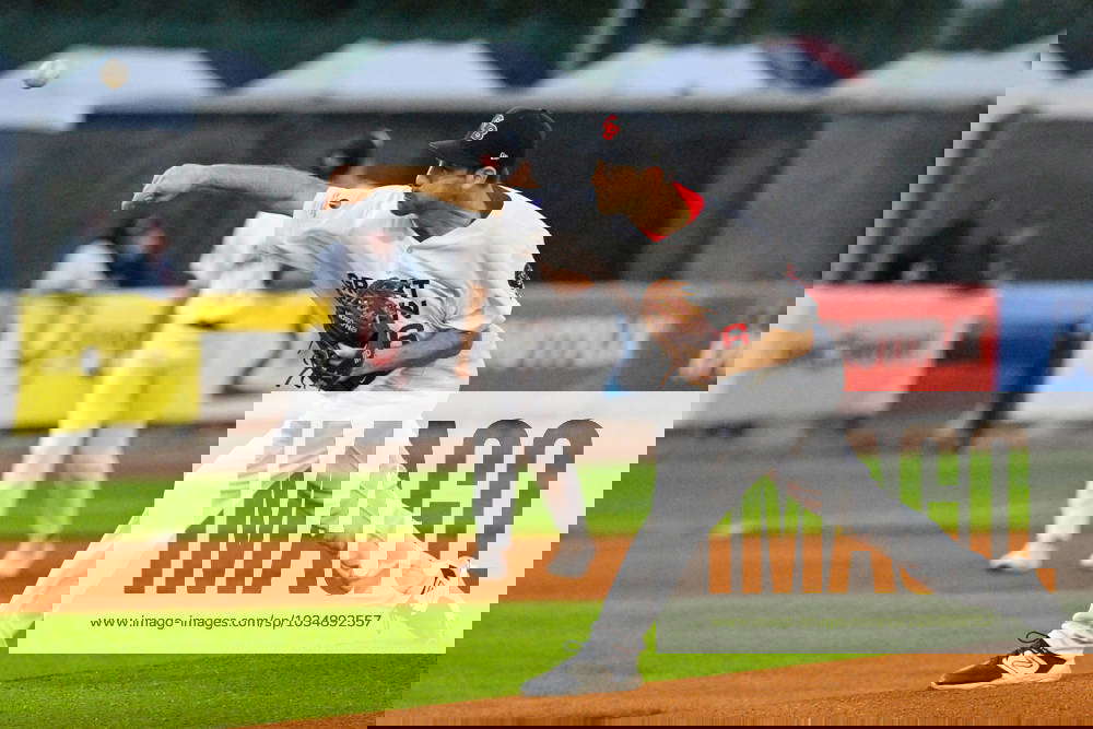 Jacob (Jake) Esch (GBR) in action during the European Baseball ...