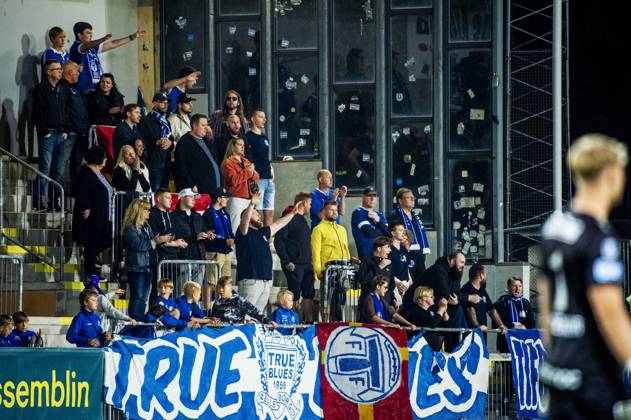 Trelleborgs supporters during the Superettan football match between ...