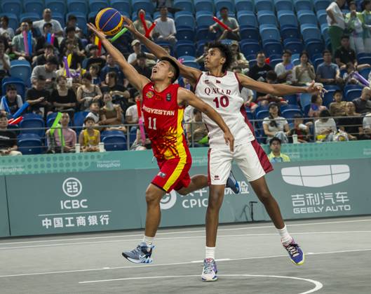 The 19th Asian Games Hangzhou 2022 3x3 Basketball Qatar Vs Kyrgyzstan ...