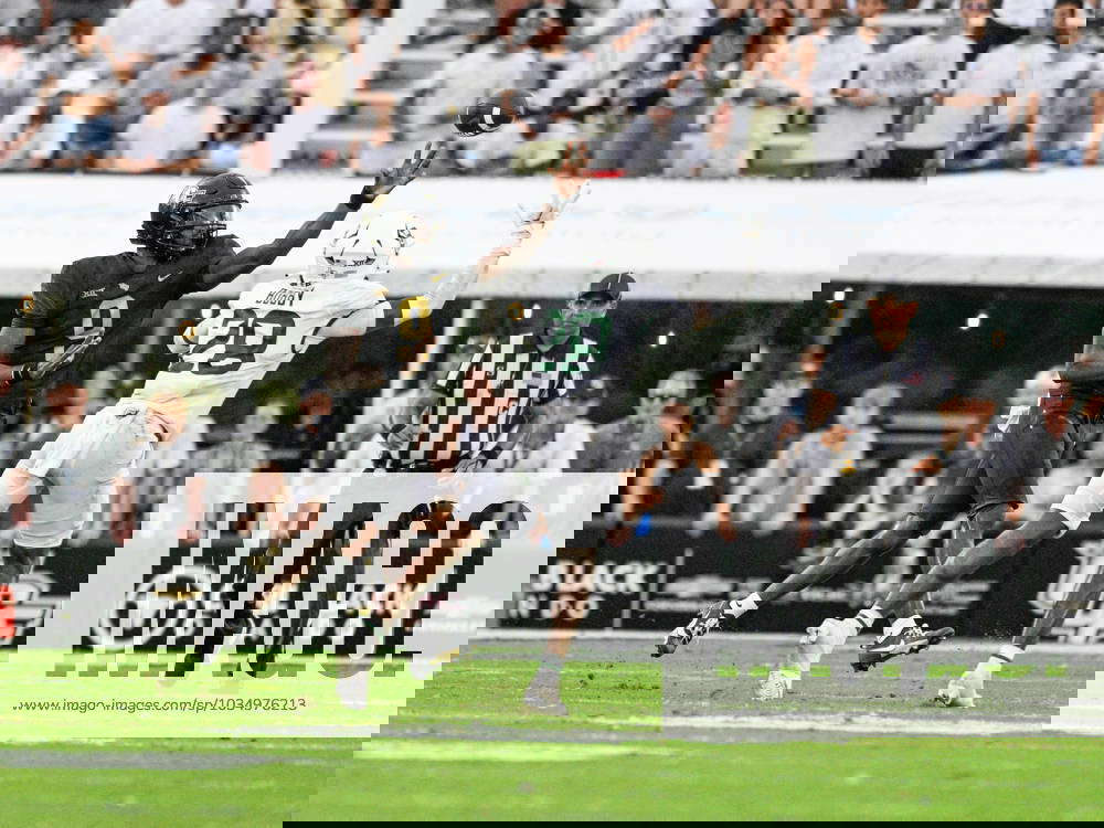 September 30, 2023: Baylor safety Devyn Bobby (28) pressures UCF ...