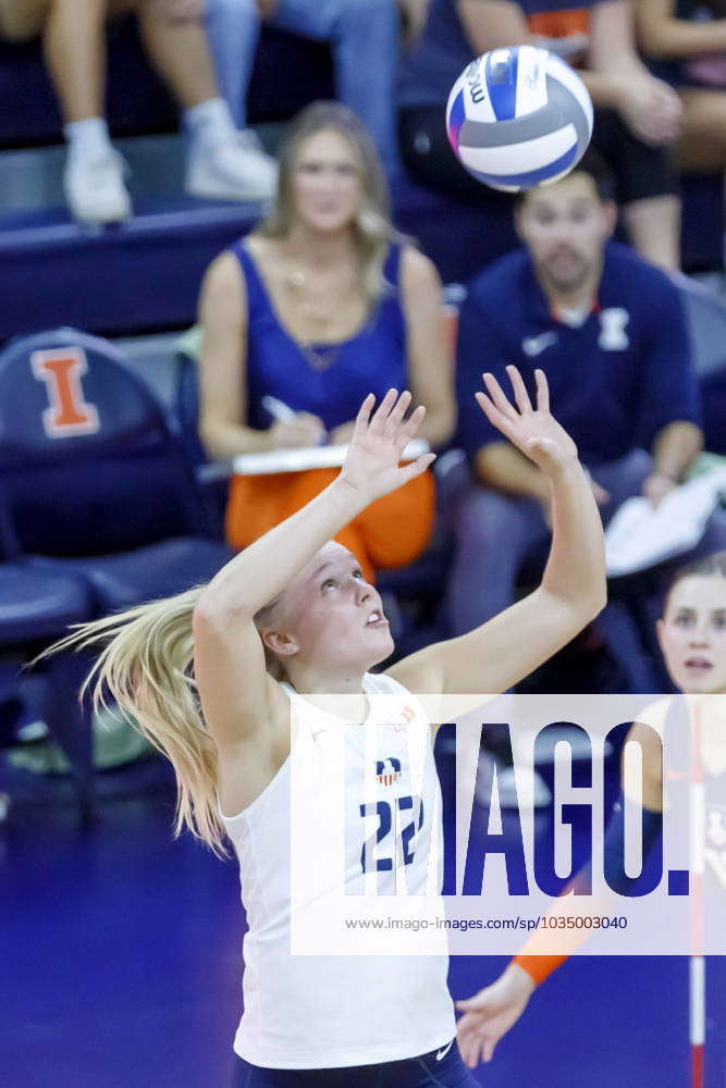 September 30, 2023, Champaign, Illinois, USA: BROOKE MOSHER. Iowa ...