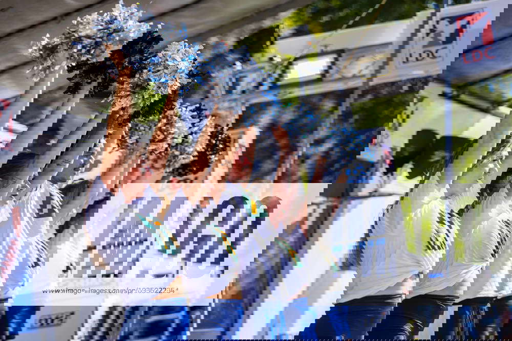 Pom Pom girls during the Rallye Coeur de France 2023, 7th round of the ...