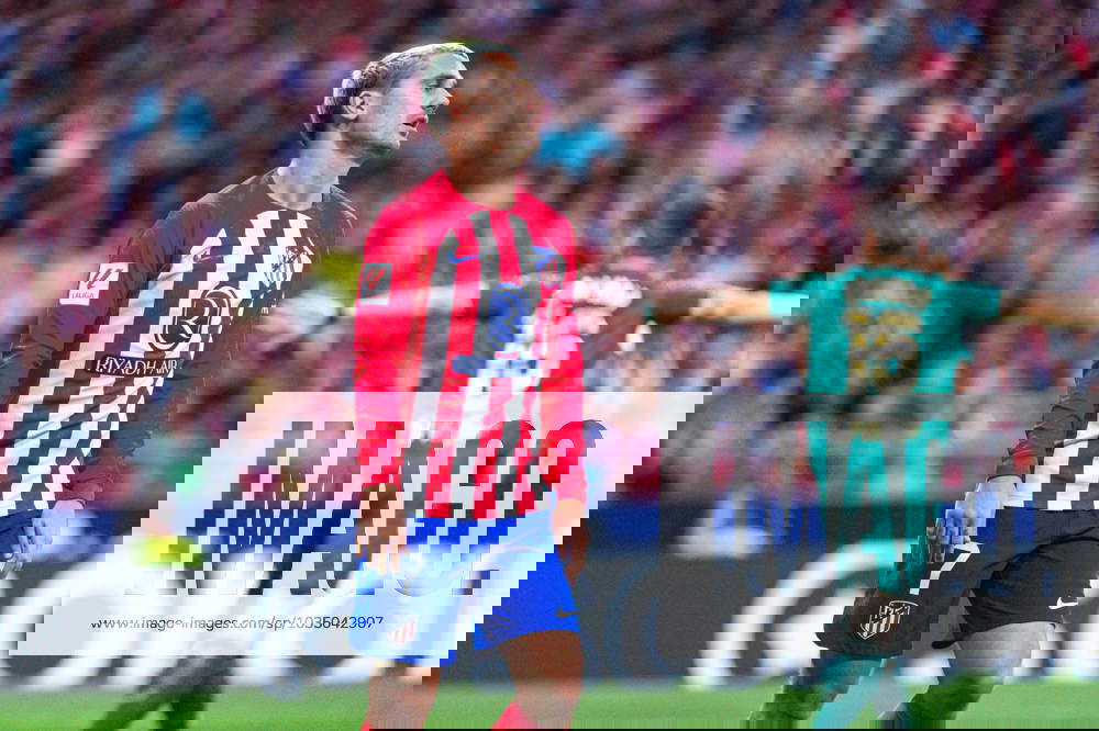 Antoine Griezmann disconsolate during the football match of Spanish championship La Liga EA Sports