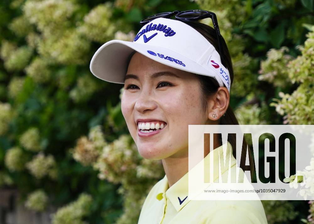 Golf: NW Arkansas Championship Yuna Nishimura of Japan speaks to ...