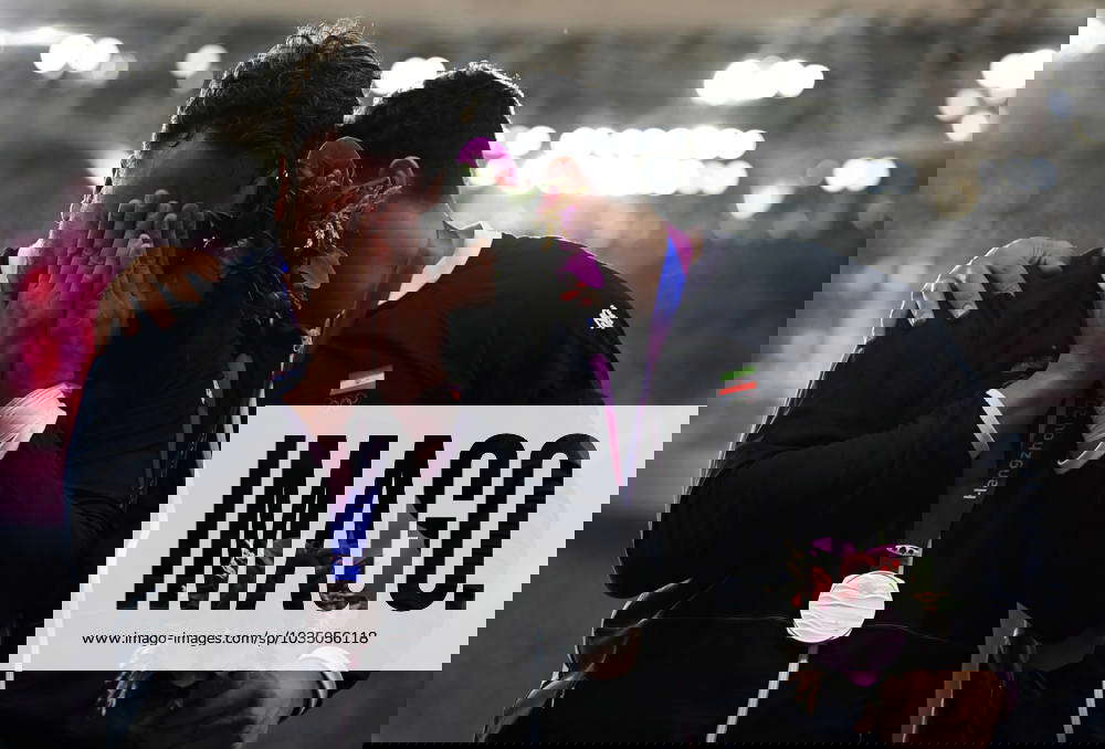 HANGZHOU, Oct. 2, 2023 -- Gold medalist Hossein Rasouli and silver ...