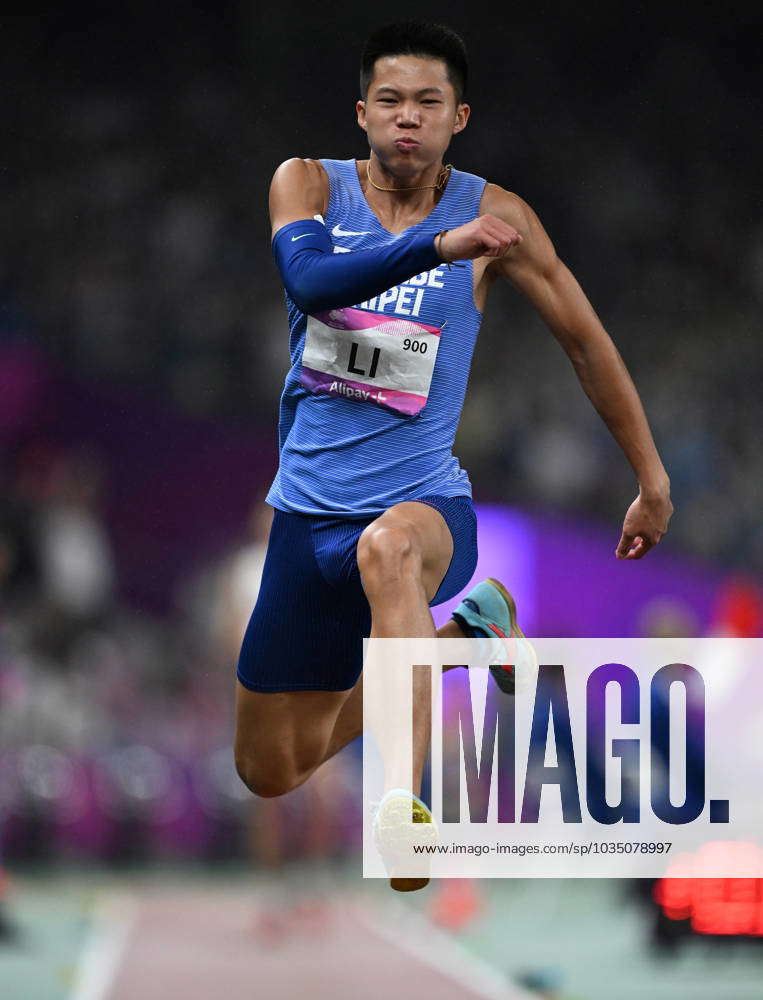 (231003) -- HANGZHOU, Oct. 3, 2023 -- Li Yun-Chen of Chinese Taipei ...