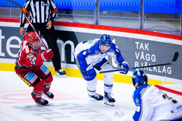 ÖRNSKÖLDSVIK 20231003 Leksands Alexander Lundqvist during s SHL ice hockey match between MoDo