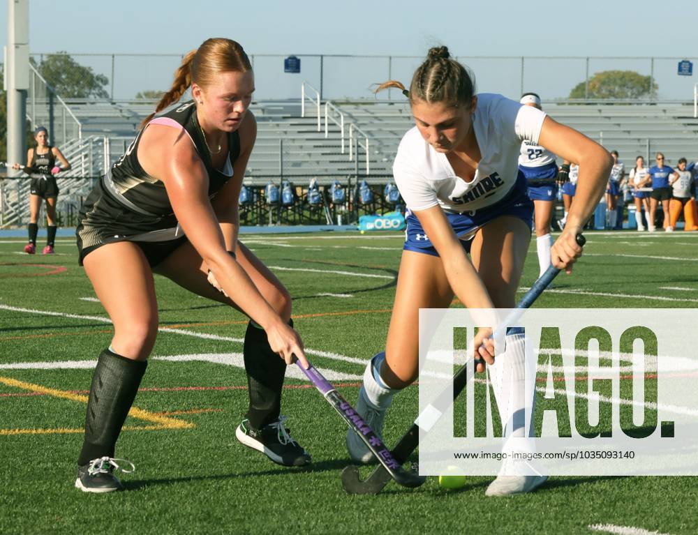 Syndication: Asbury Park Press Brough Kylee Durst and Shore Kendall Bennett battle for ball. Point