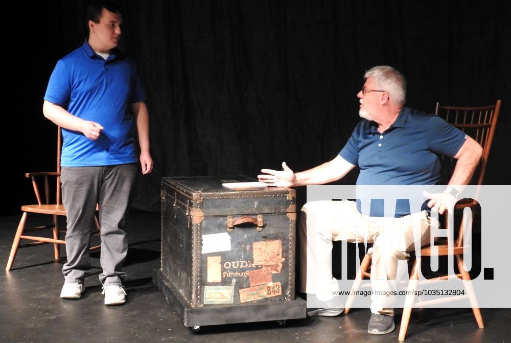 Syndication: Coshocton Tribune Ian McCurdy and Shane Pyle rehearse a ...