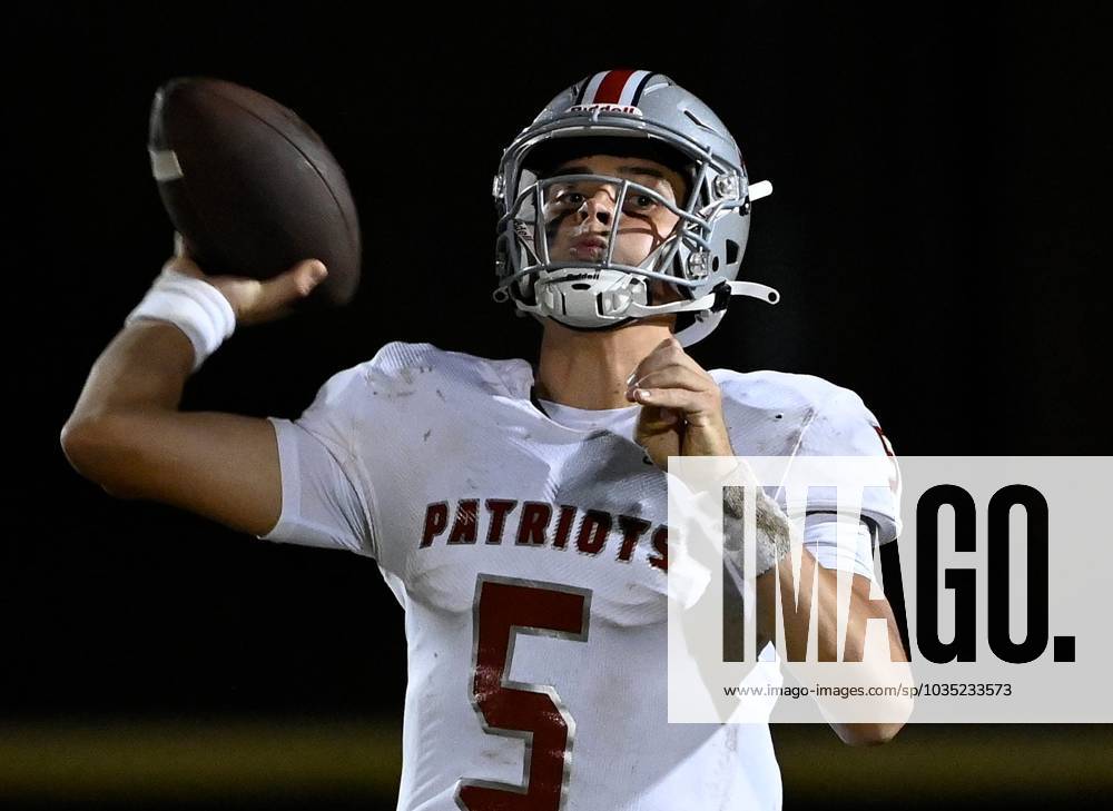 High School Quarterback Throwing