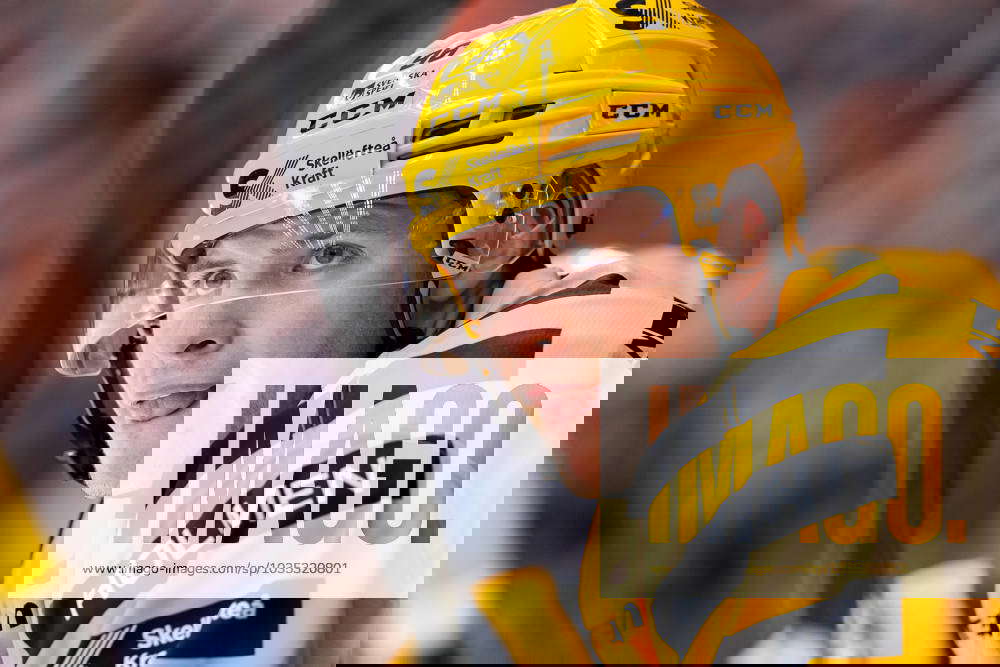 Skellefteas Rickard Hugg during the SHL ice hockey match between Växjö and Skelleftea on in Växjö