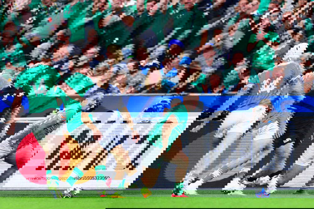 RWC - Ireland v Scotland James Lowe 11 of Ireland scores during the ...