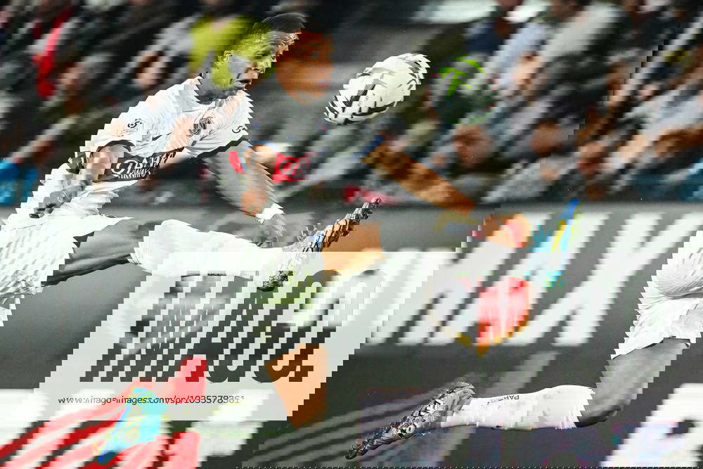 Rennes, France, France: Kylian MBAPPE of PSG during the Ligue 1 match ...