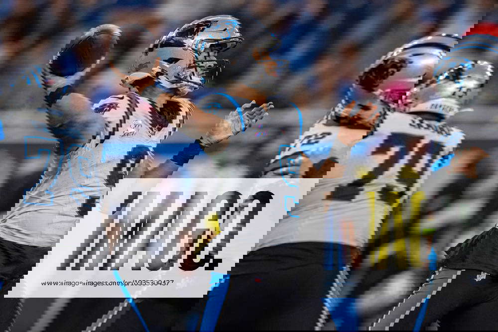 DETROIT, MI - OCTOBER 08: Carolina Panthers QB Bryce Young (9) in ...