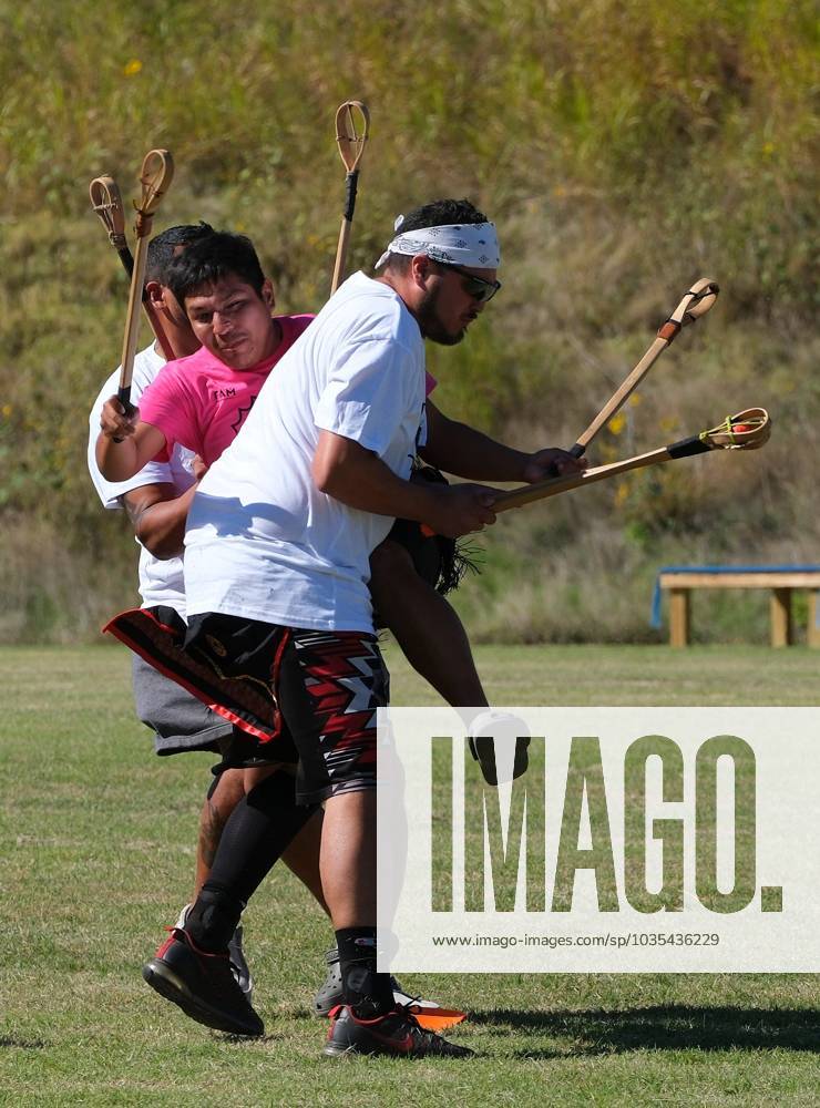 Syndication: The Oklahoman Adult stickball exhibition takes place on ...