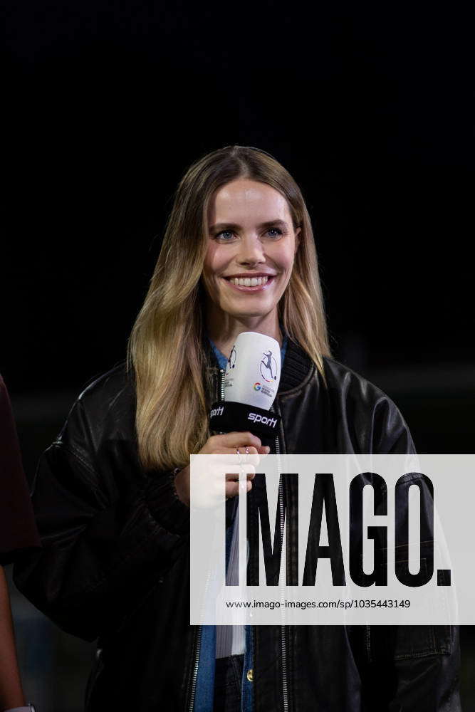 Lili Engels Sport1 TV presenter , GER, TSG 1899 Hoffenheim vs Bayer 04 ...