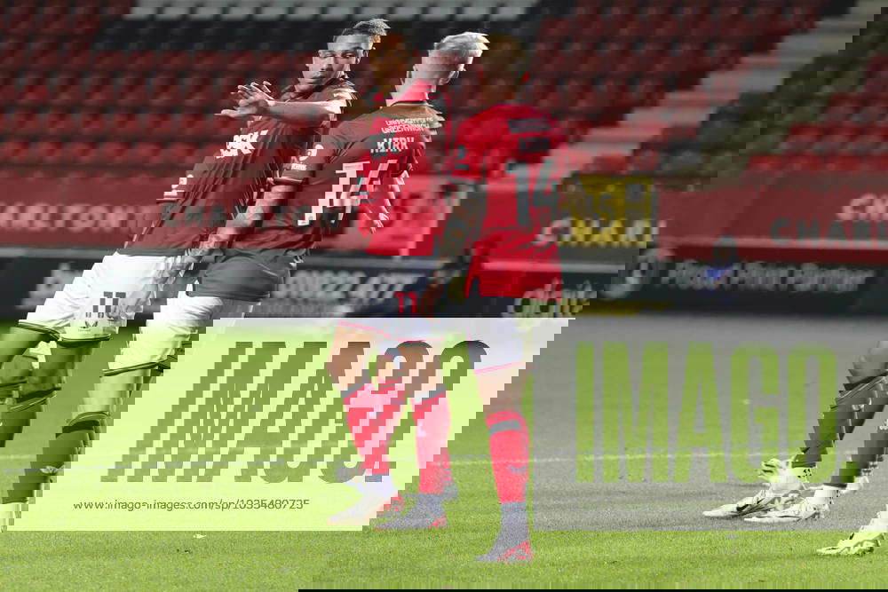 Charlton Athletic v Aston Villa Under 21s EFL Trophy Miles Leaburn of ...