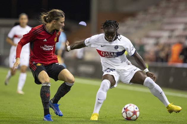 Leigh, England, Oct 10th 2023: Hannah Blundell of Manchester United ...