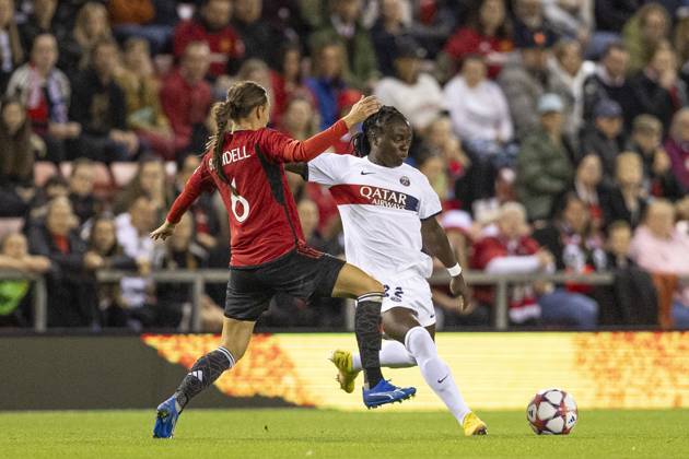 Leigh, England, Oct 10th 2023: Hannah Blundell of Manchester United ...