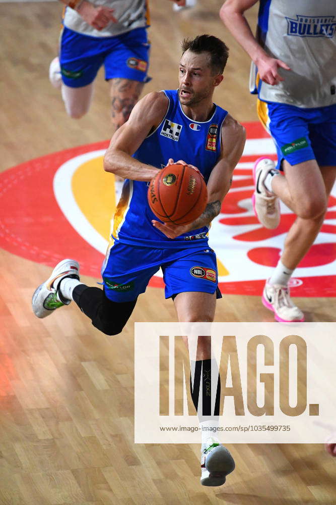 NBL BULLETS TRAINING, Nathan Sobey of the Bullets handles the ball ...