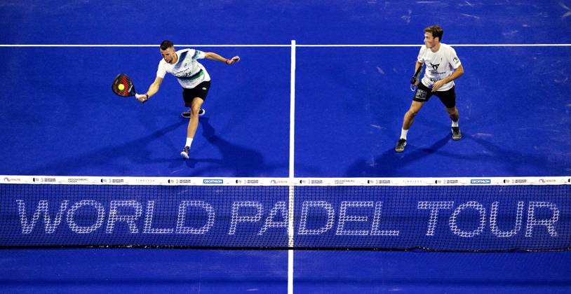AMSTERDAM - Bram Meijer and Sten Richters in action during their World ...