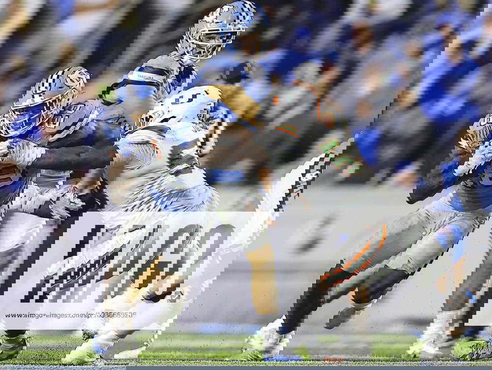 October 14, 2023: North Carolina sophomore Omarion Hampton (28) runs ...