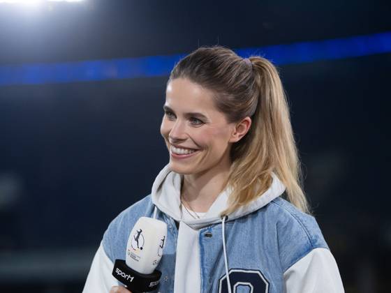 Lili Engels Sport1 TV Moderator, GER, TSG 1899 Hoffenheim vs FC Koeln ...