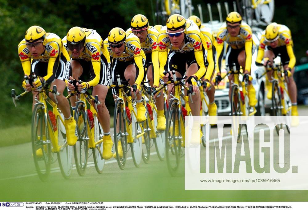 CYCLING : TDF 2002 TEAM TIME TRIAL CYCLING : TDF 2002 TEAM TIME TRIAL ...