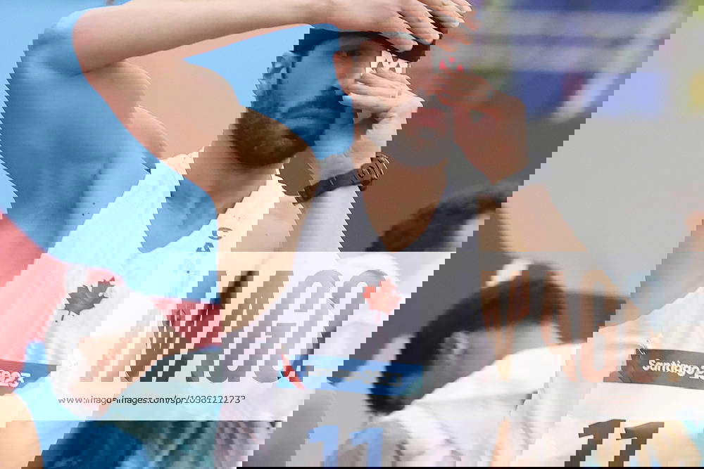 SANTIAGO, CHILE Ð OCT 22: Robert Bonomo de Canad‡ compite en la fase Laser Run del Pentatl—n