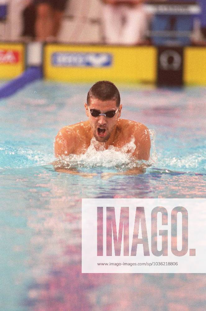 MATTHEW DUNN British Swimmer Seen competing in the Fina Swimming World Cup 1997 (Event: Mens 200m