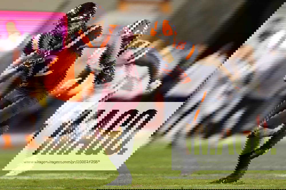 : Virginia Tech Hokies wide receiver Stephen Gosnell carries the ball ...