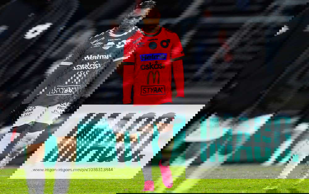 231028 Degerfors Joseph Claude Agyeman Gyau is depressed after the ...