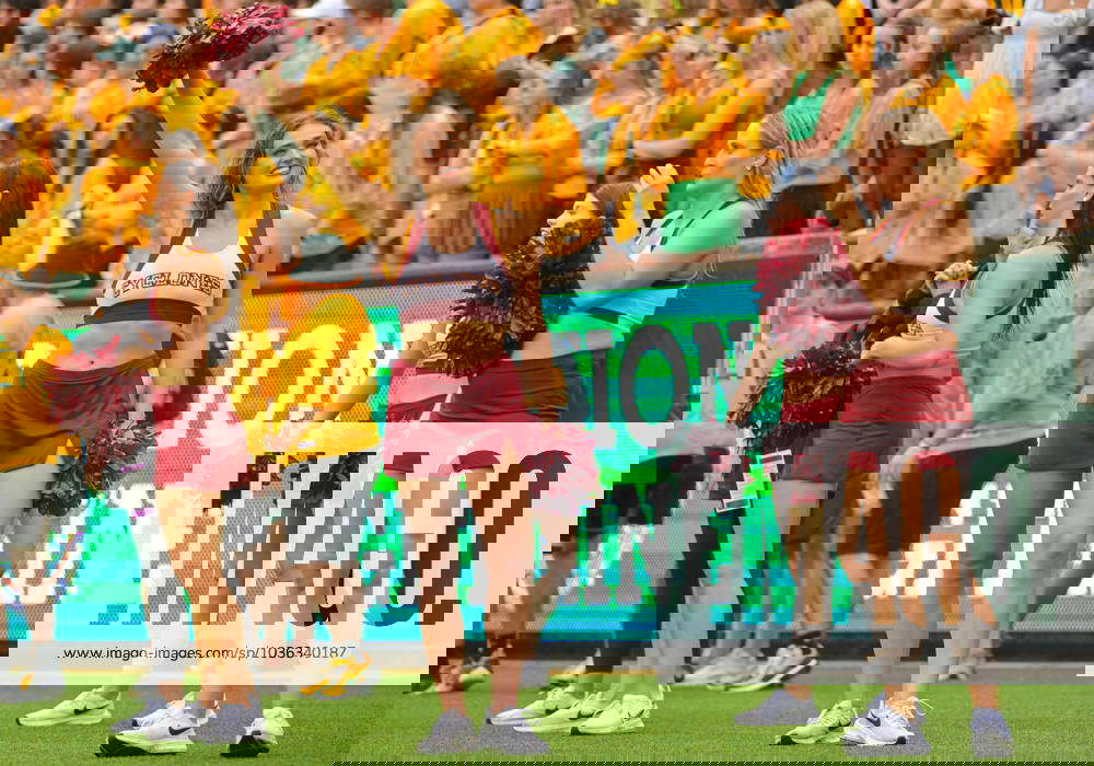 October 28 2023: Iowa State Cyclones cheerleaders during the 1st half ...