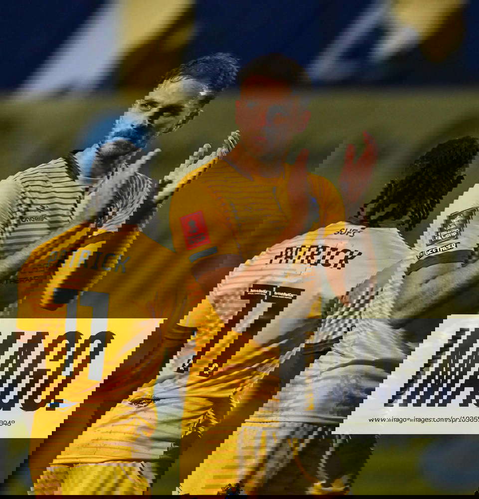 Sutton United v AFC Flyde FA Cup Harry Smith of Sutton United applauds ...