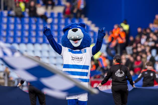 ZWOLLE - Zwolfje the mascot of PEC Zwolle during the Dutch Eredivisie ...