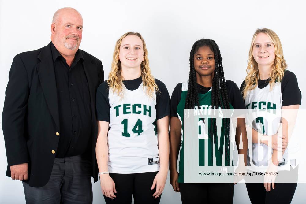 Syndication: Hanover Evening Sun (From left) York Tech basketball head ...