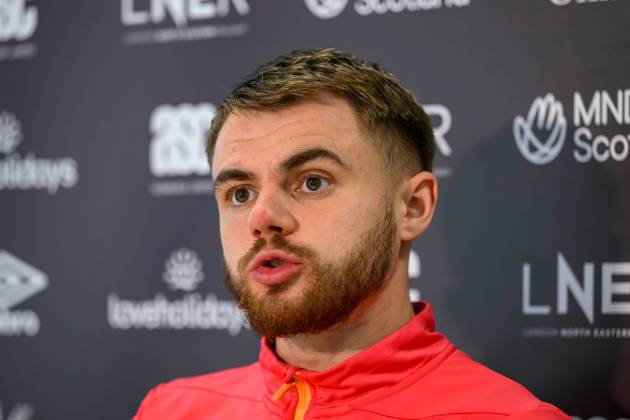 Heart of Midlothian FC Press and Training 10 11 2023. Hearts assistant ...