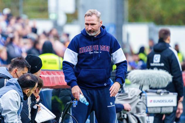 Tim Walter Hamburger SV, Coach GER, Holstein Kiel vs Hamburger SV ...