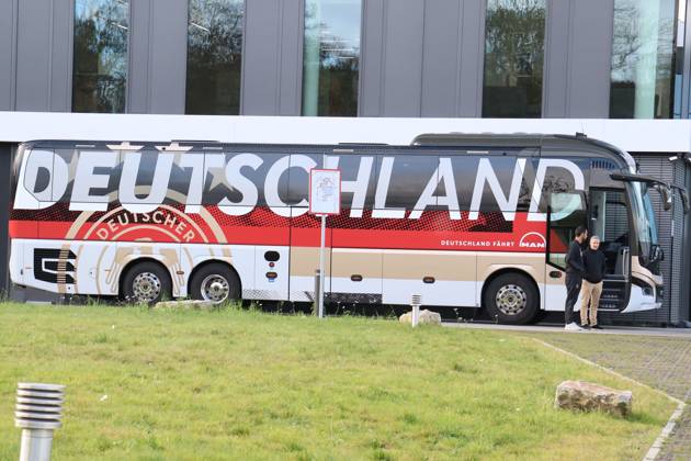 New Germany team bus for Euro 2024 15 11 2023 Training German national ...