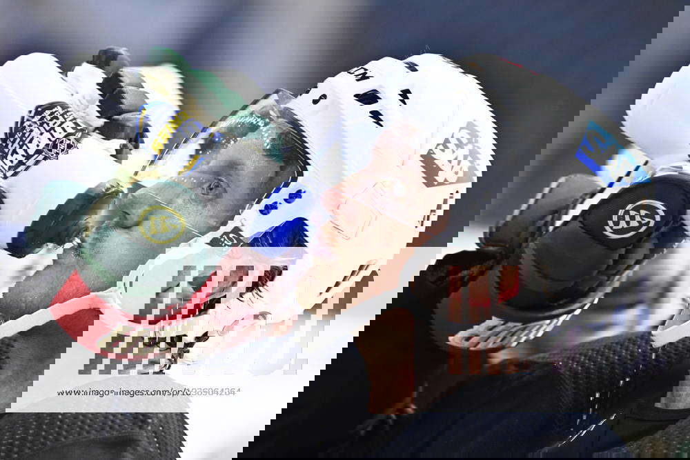 STOCKHOLM 20231115 Jonas Brodin as the NHL team Minnesota Wild trains ...