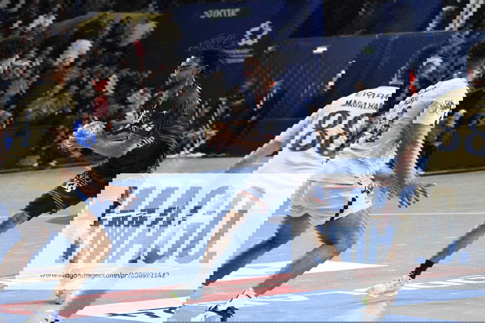 MONTPELLIER, FRANCE : Hugo Bryan MONTE DOS SANTOS pendant le match ...