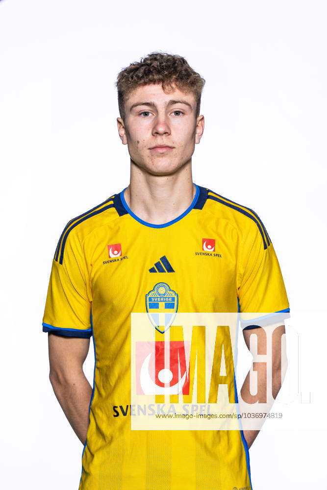 Hugo Bolin of the Swedish under 21 national football team poses for a ...