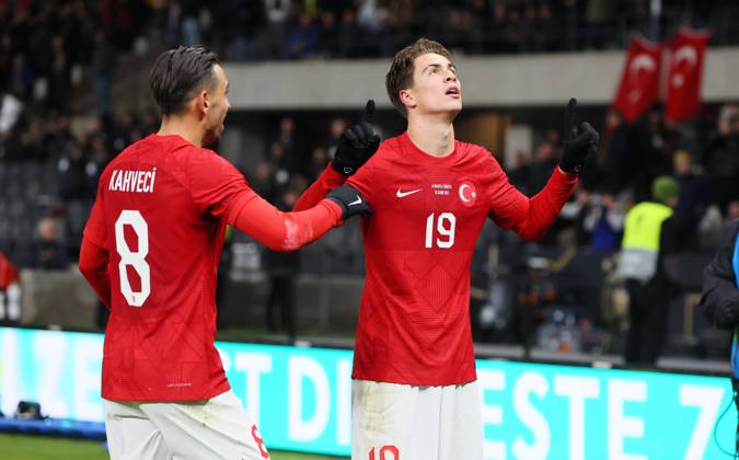 Germany Turkey 18 11 2023 Berlin, 18 11 2023, Football, Olympic Stadium ...