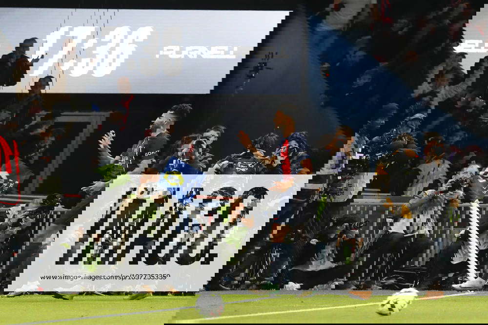 Joie sur le but de Goncalo Ramos (PSG) FOOTBALL : Paris Saint Germain Vs AS Monaco - Ligue 1 Uber