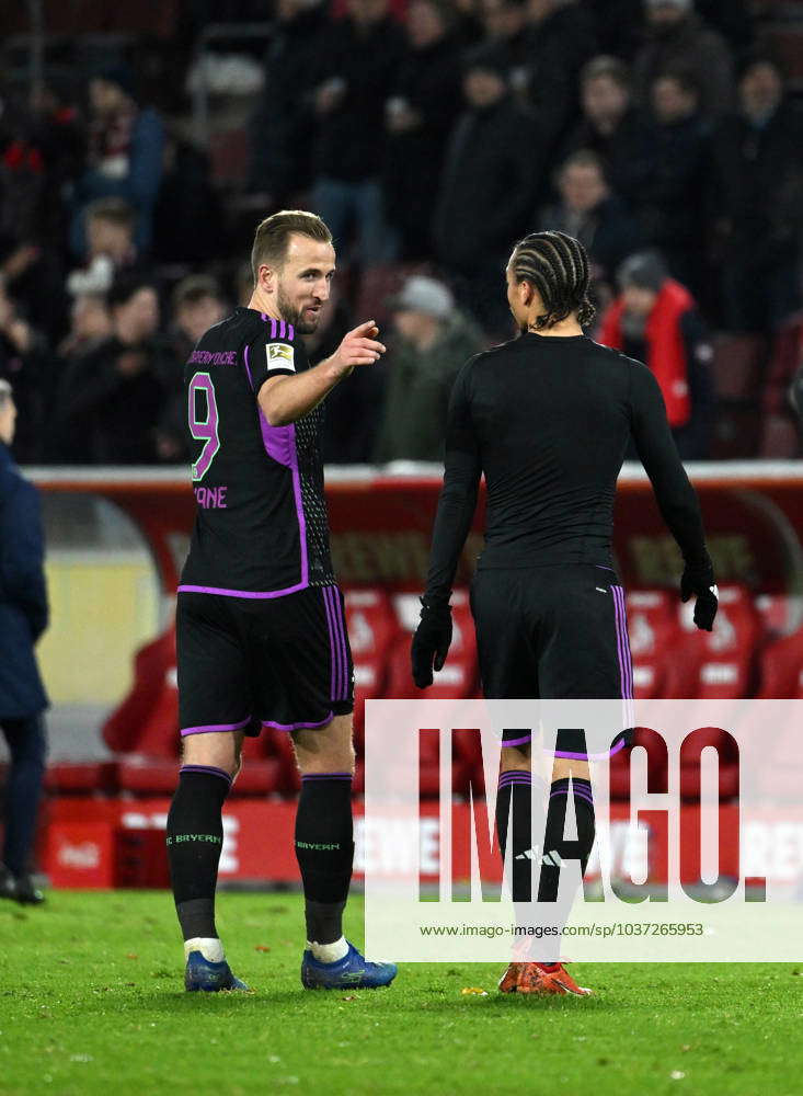 Harry Kane Bayern Muenchen , left , and Leroy Sane Bayern Muenchen ...